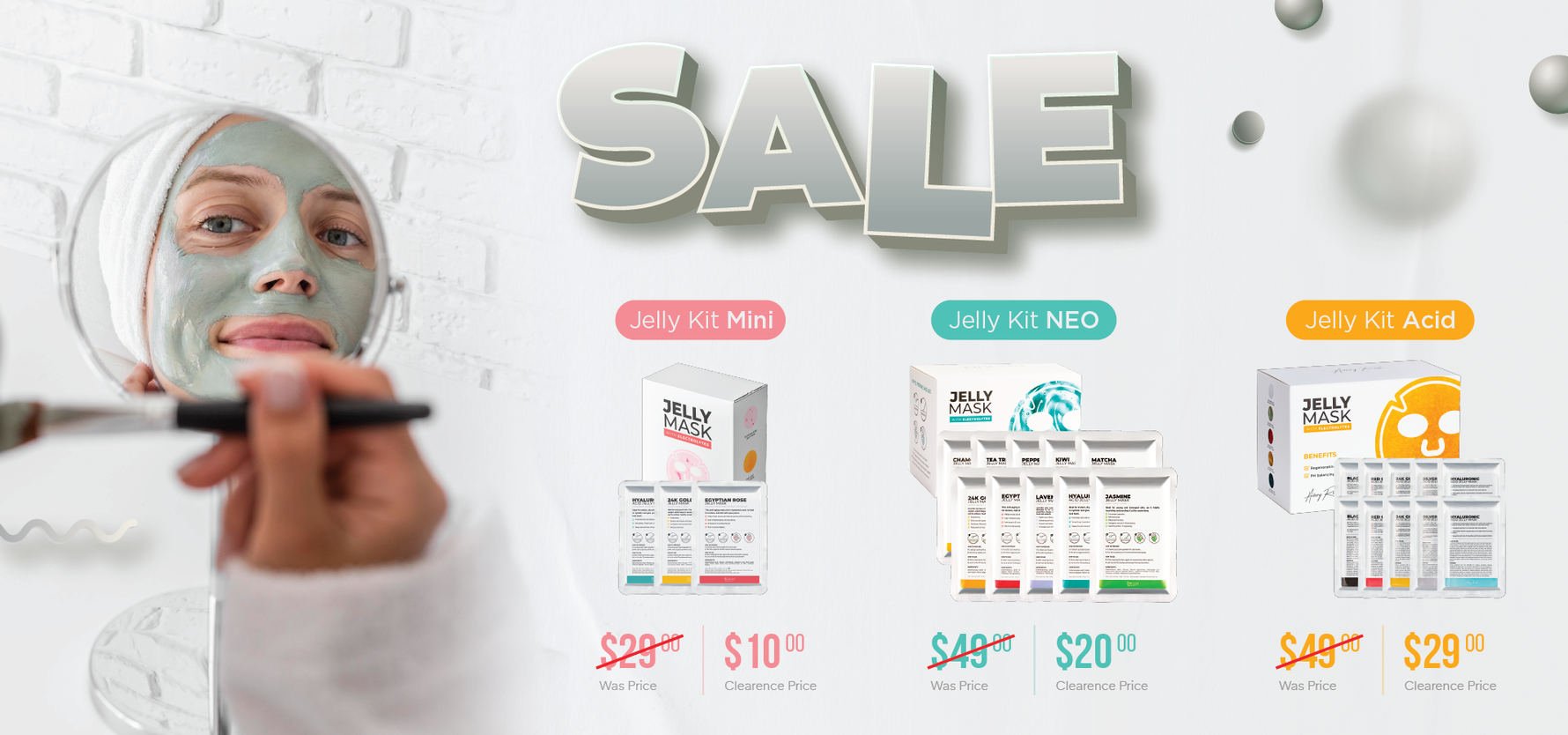 Bruun Beauty BB Glow SUPPLIES - Jelly Mask - Dr. Pen USA - Ice Globes