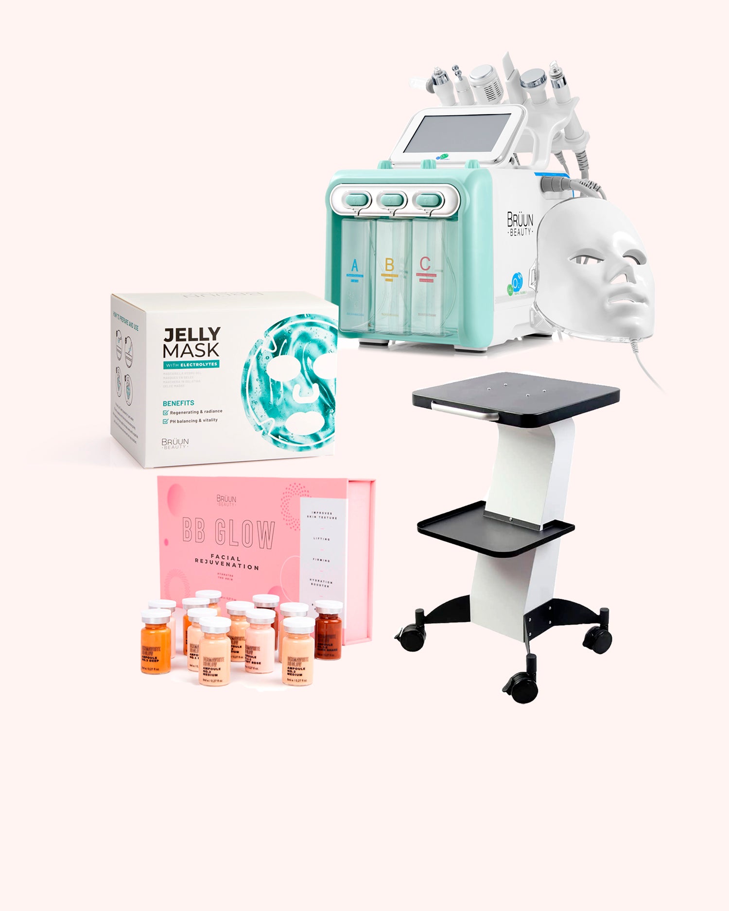 Bruun Beauty BB Glow SUPPLIES - Jelly Mask - Dr. Pen USA - Ice Globes