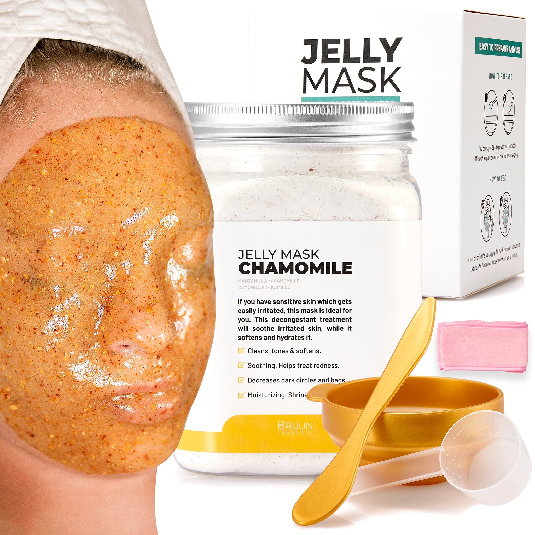 Peel-Off Jelly Mask Kit-10 Premium Skin Care Set JellyMask