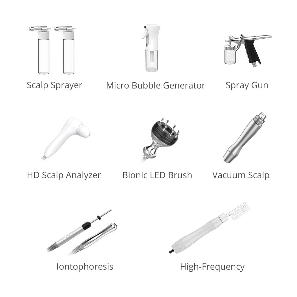 BRÜUN Scalp Glow 8 In 1 Head Spa Bubble Spa Scalp Machine For Cleansin